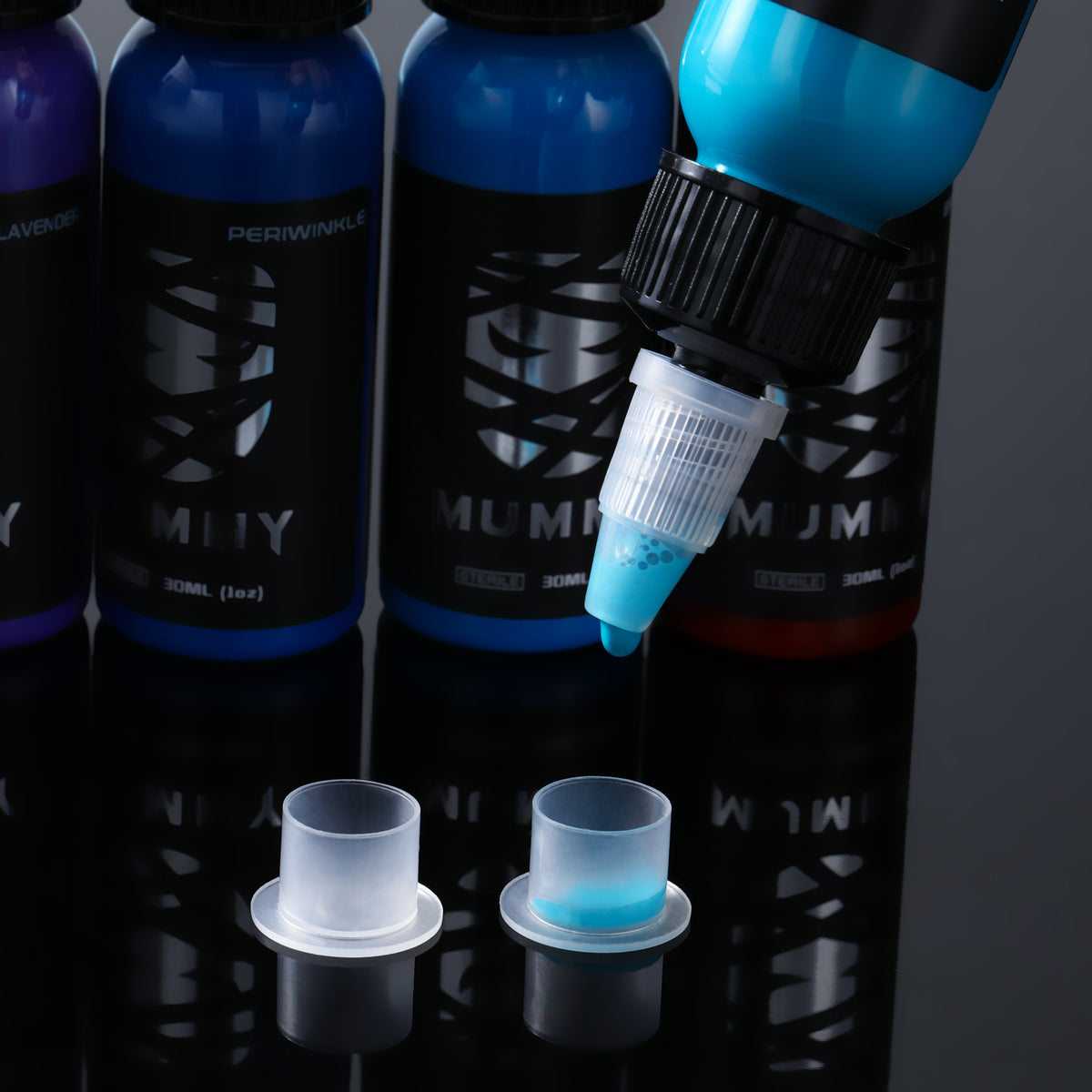 Mummy USA Custom Tattoo Ink Color Set 1 oz(Bermuda Blue ...