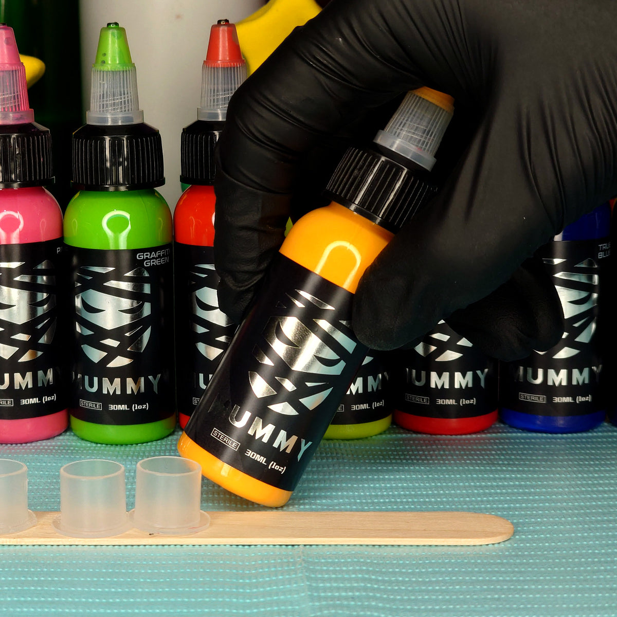 Mummy USA Custom Tattoo Ink Color Set 1 oz(Golden Yellow ...