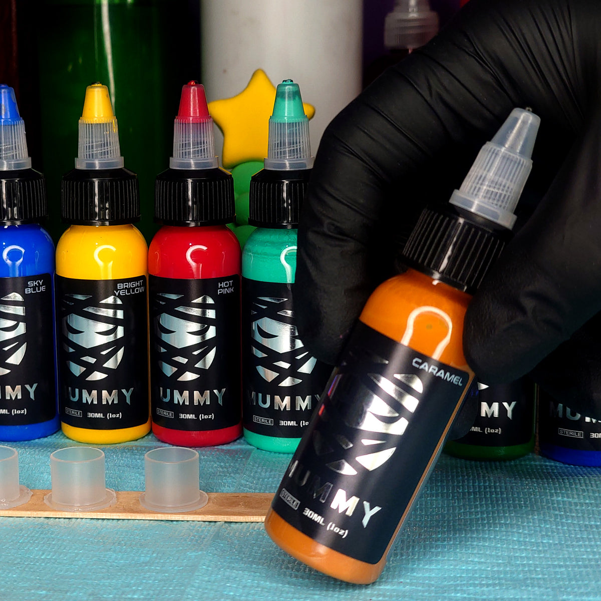 Mummy USA Custom Tattoo Ink Color Set 1 oz(Caramel ...